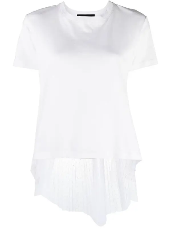 Red Valentino Point D'esprit Panel T-shirt
