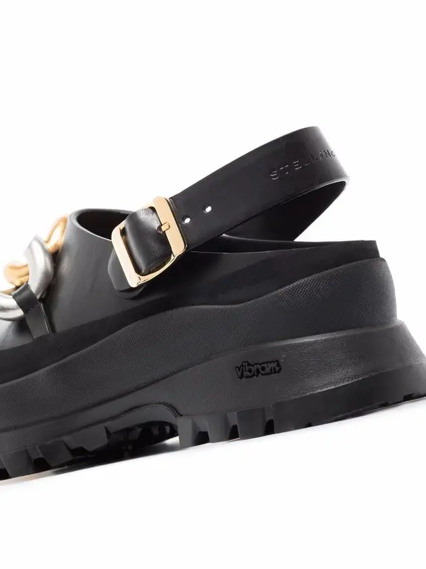 Stella McCartney Falabella Trace Clogs With Chain Detail