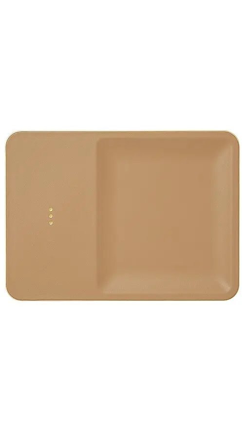 COURANT Catch:3 Classics Wireless Charging Tray In Tan