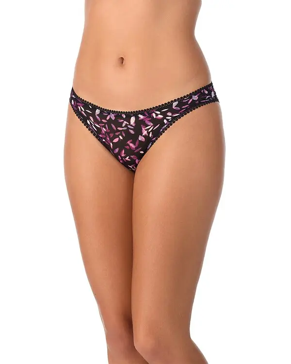 ON GOSSAMER Mesh Hip Bikini - Falling Petals