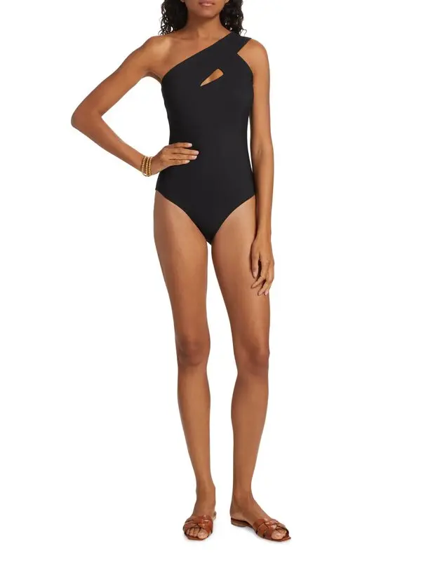 Chiara Boni La Petite Robe Conception Cut-out One-piece Swimsuit - Black
