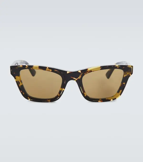 Bottega Veneta Tortoiseshell Sunglasses - Brown