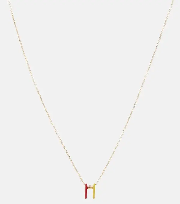 PERSEE Persée 18kt Enamel Necklace - Gold