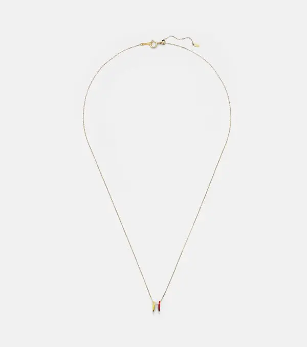 PERSEE Persée 18kt Enamel Necklace - Gold
