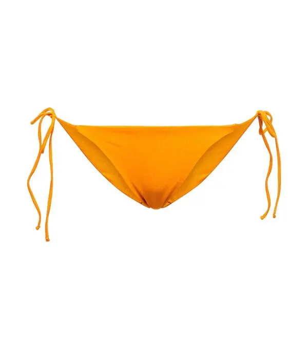 Jade Swim Ties Bikini Bottoms - Orange