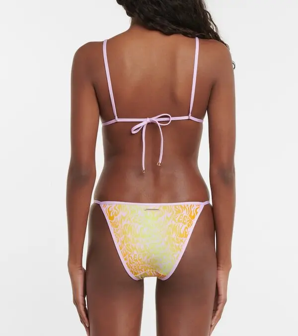Stella McCartney Printed Triangle Bikini Top