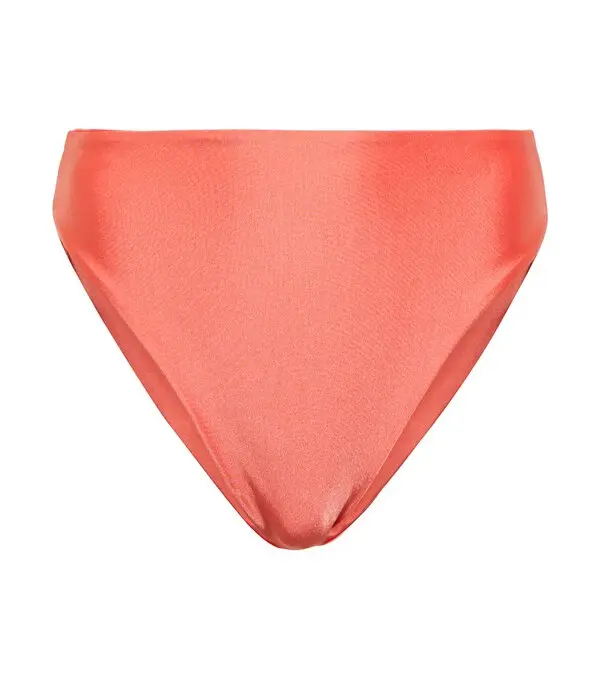 Jade Swim Incline High-rise Bikini Bottoms - Pink