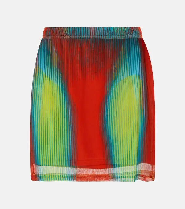 Y/project Logo Cotton Jersey Crop Top - Multicoloured