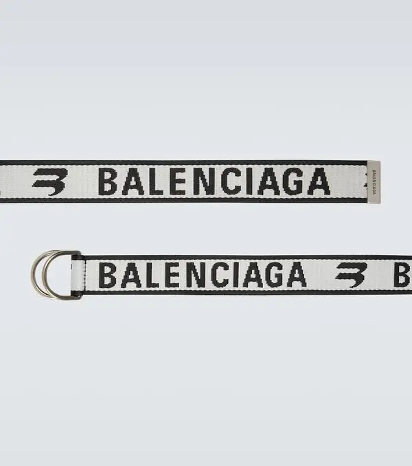 Balenciaga Sporty B Jacquard Belt - Black