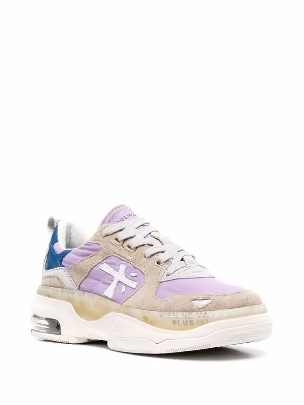 Premiata Draked Lace-up Sneakers - Purple