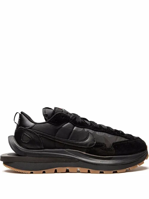 Nike X Sacai Vaporwaffle Off Noir Sneakers - Black