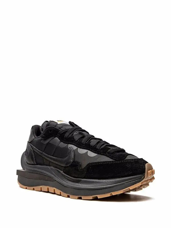 Nike X Sacai Vaporwaffle Off Noir Sneakers - Black