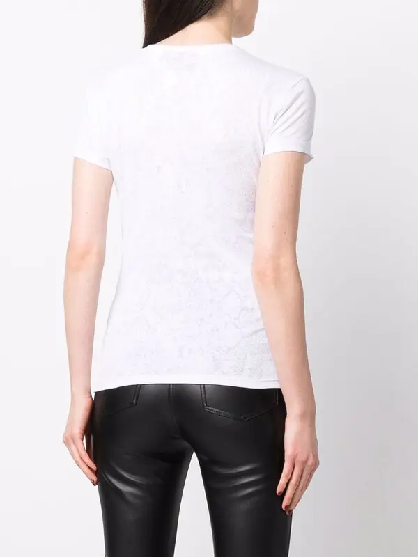 Philipp Plein Rhinestone-embellished T-shirt - White