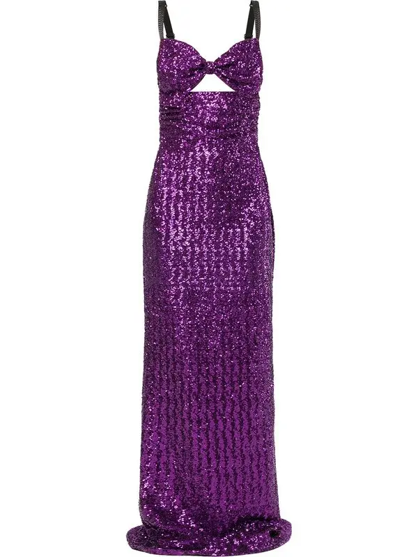 Dolce & Gabbana Sequinned Evening Dress