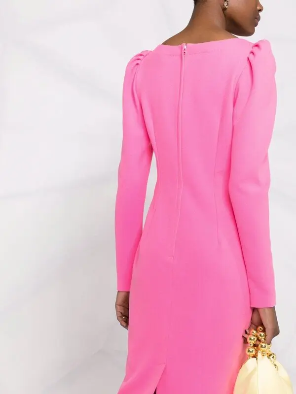 Dolce & Gabbana U-neck Long-sleeved Dress