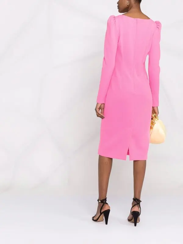 Dolce & Gabbana U-neck Long-sleeved Dress