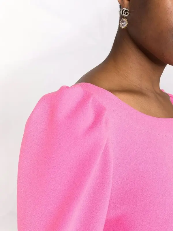 Dolce & Gabbana U-neck Long-sleeved Dress