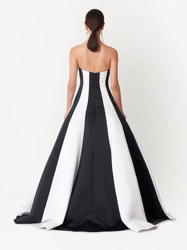 vertical striped black and white dress Black & White Stripe Bodycon Dress