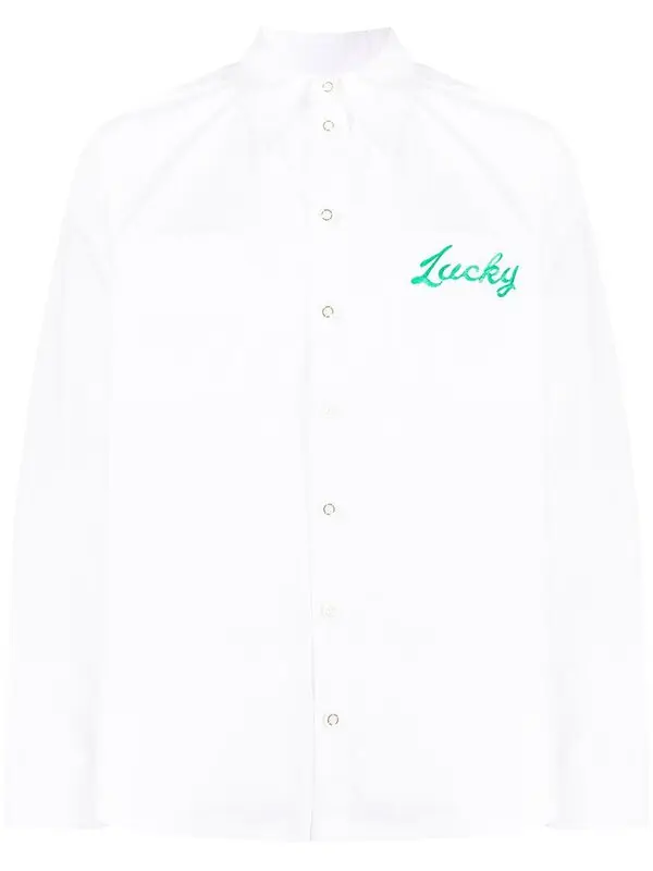 Natasha Zinko Slogan-print Shirt - White