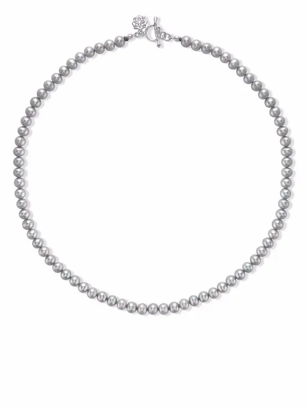 DOWER AND HALL Pearl Necklace - Silver