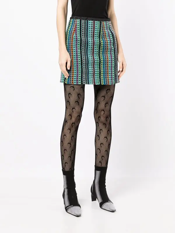 MARINE SERRE Terry Kitchen Towels Mini Skirt