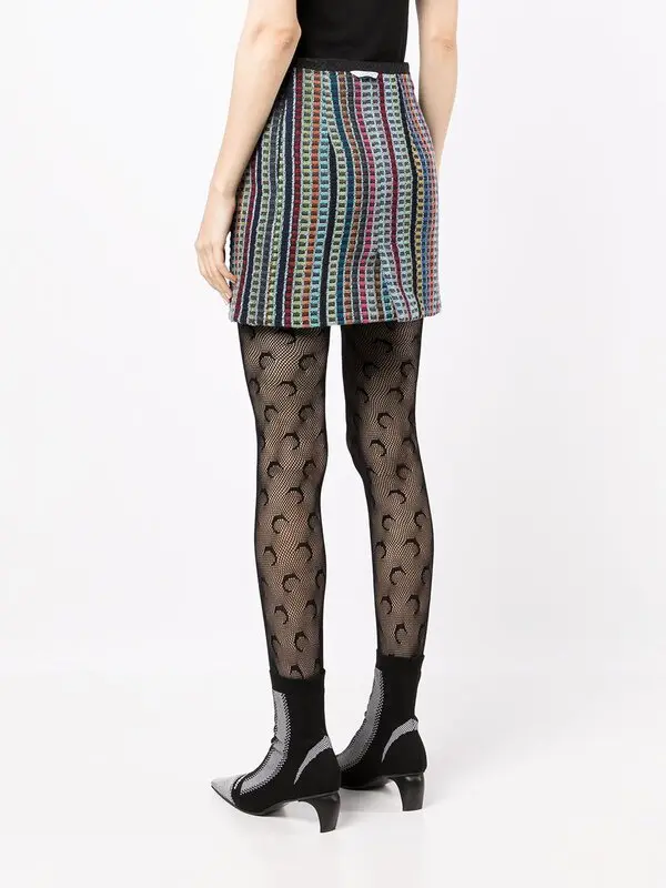 MARINE SERRE Terry Kitchen Towels Mini Skirt