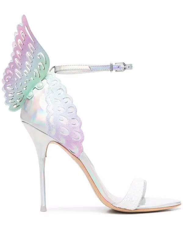 SOPHIA WEBSTER Evangeline Holographic Stiletto Sandals