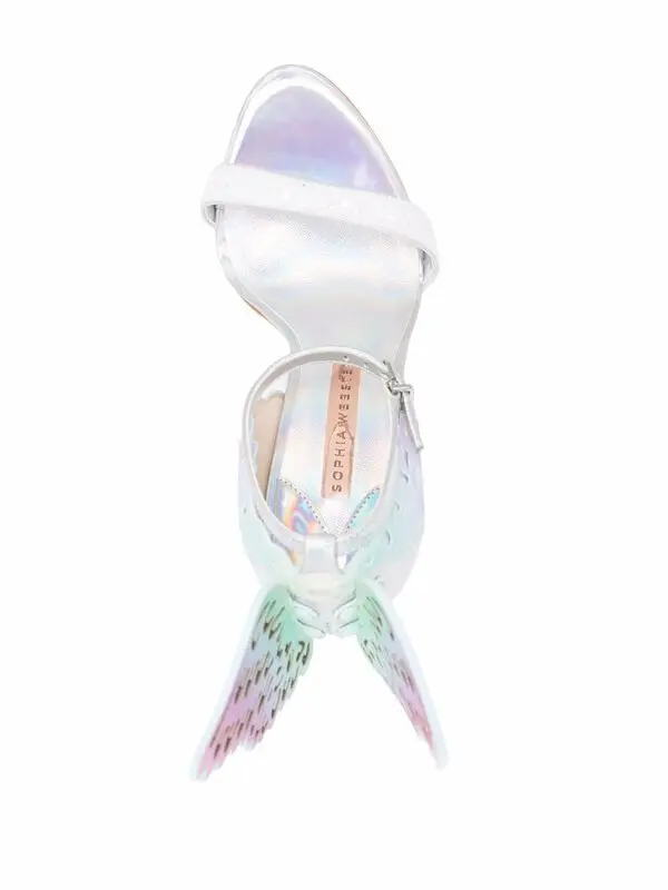 SOPHIA WEBSTER Evangeline Holographic Stiletto Sandals