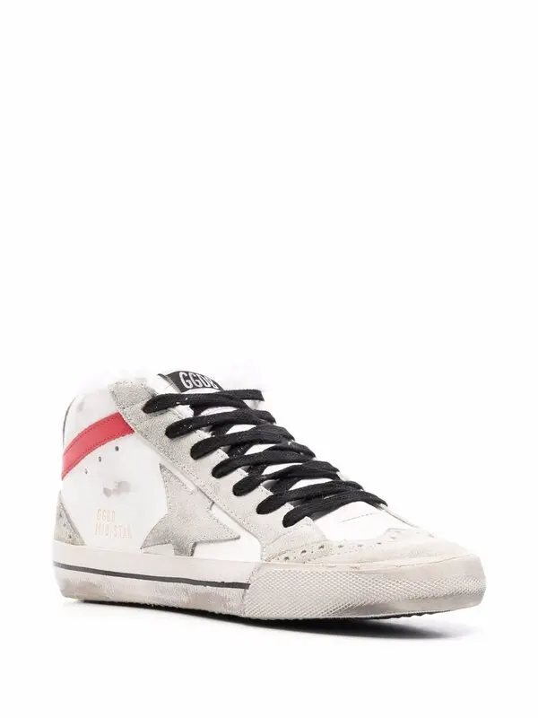 GOLDEN GOOSE Mid-star Sneakers - White