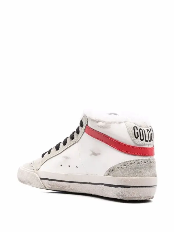 GOLDEN GOOSE Mid-star Sneakers - White