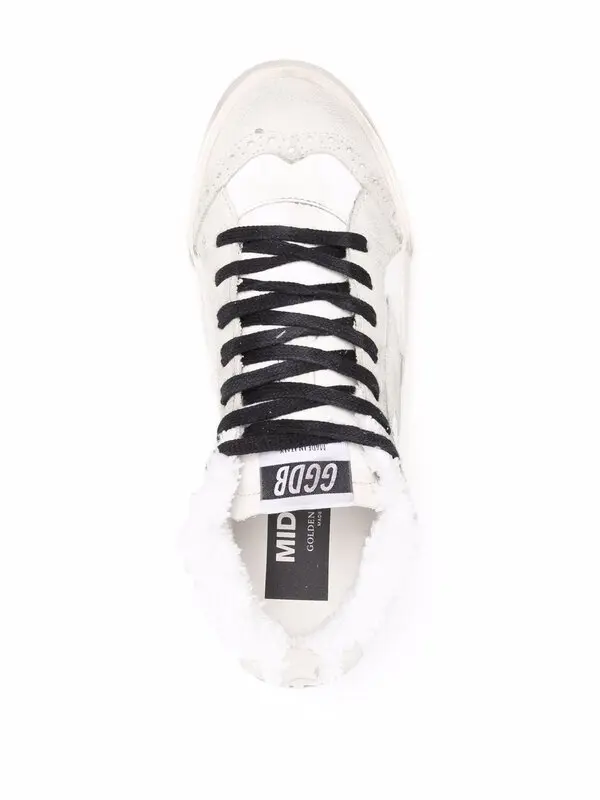 GOLDEN GOOSE Mid-star Sneakers - White
