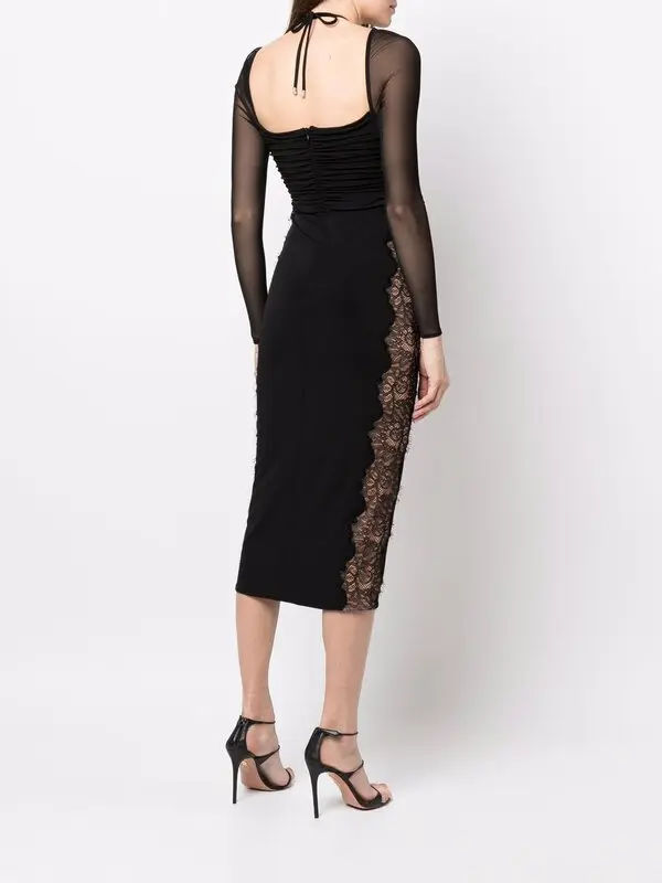 SELF-PORTRAIT Cut-out Jersey Dress