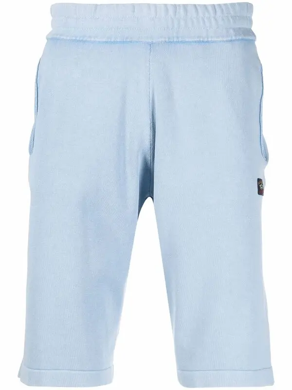 Paul & Shark Jersey Logo-patch Shorts