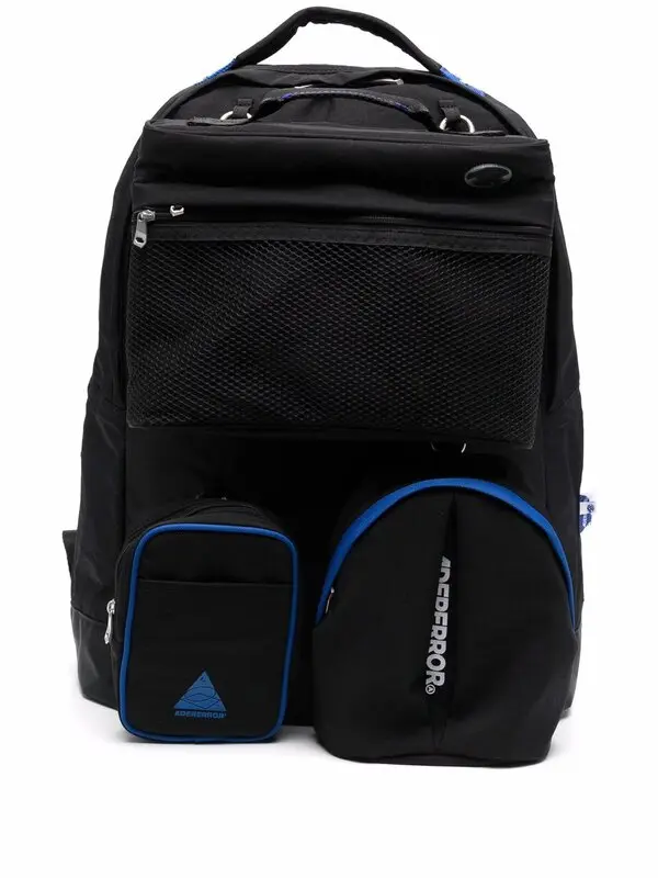 ADER ERROR Logo-print Backpack - Black