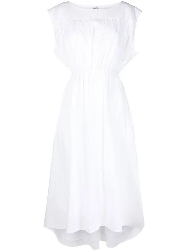 TOTEME Asymmetric Midi Dress