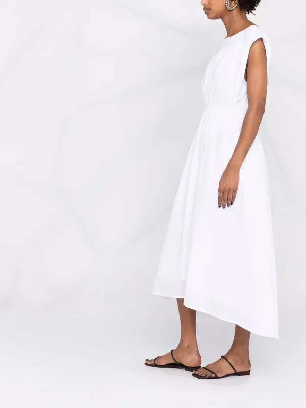 TOTEME Asymmetric Midi Dress