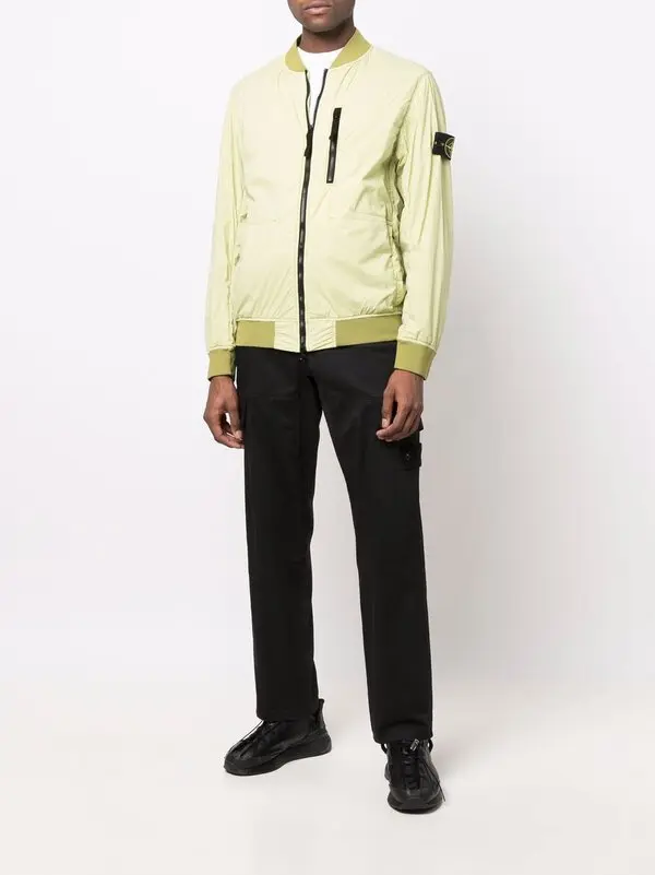 Stone Island Compass-patch Zip-up Jacket