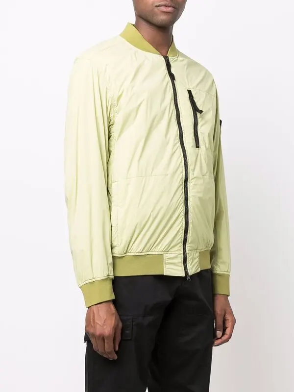 Stone Island Compass-patch Zip-up Jacket