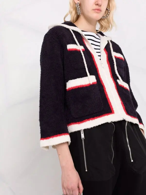 Undercover Stripe-trim Hooded Jacket