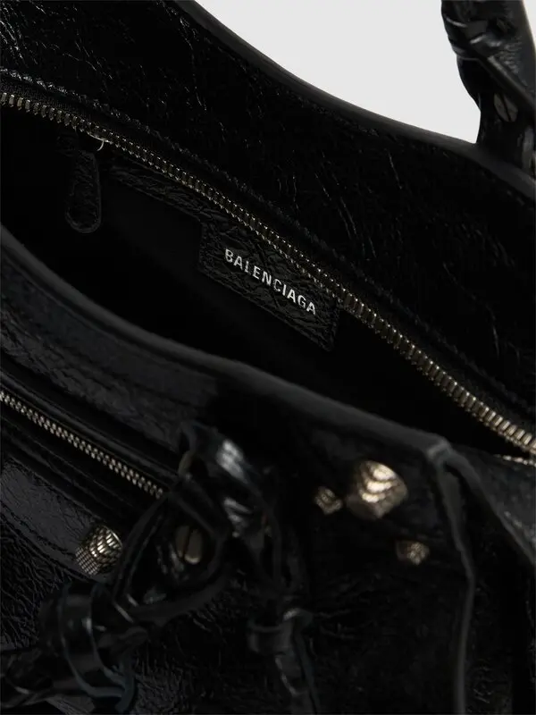 Balenciaga Xs Neo Cagole Leather Shoulder Bag