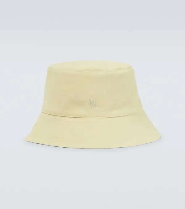 Nanushka Cotton Bucket Hat - Beige