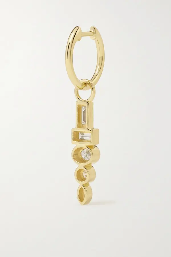 Sorellina Totem 18-karat Diamond Earrings