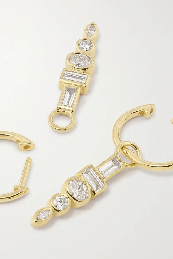 Sorellina Totem 18-karat Diamond Earrings