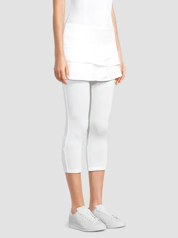 Lucky In Love Scalloped 2-piece Capri Legging Set