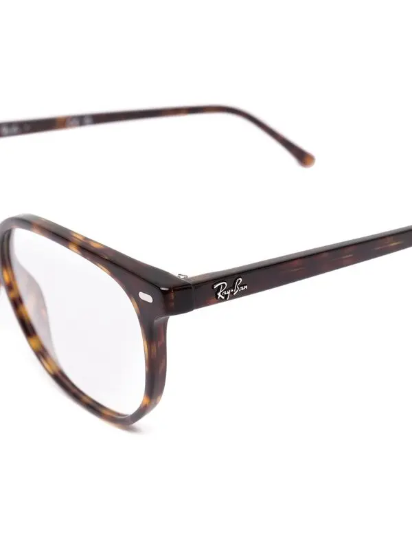 Ray-ban Tortoiseshell Rectangle Frame Glasses