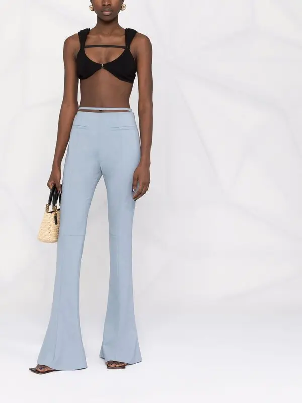 Jacquemus Wool-blend Flared Trousers