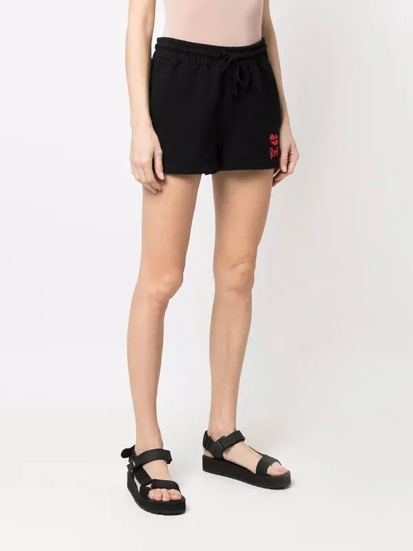 Sonia Rykiel Paris Rouge-print Track Short