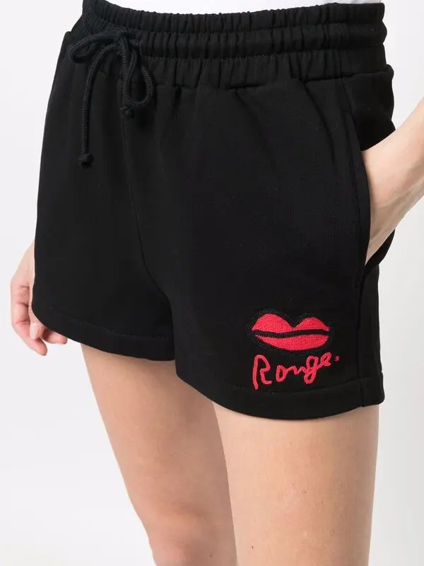 Sonia Rykiel Paris Rouge-print Track Short