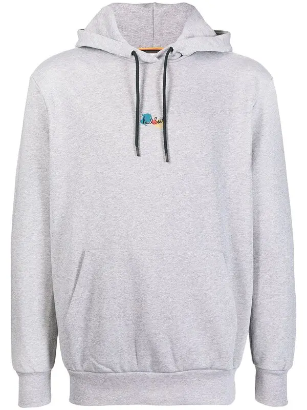 Paul Smith Paint-splatter Logo-print Hoodie