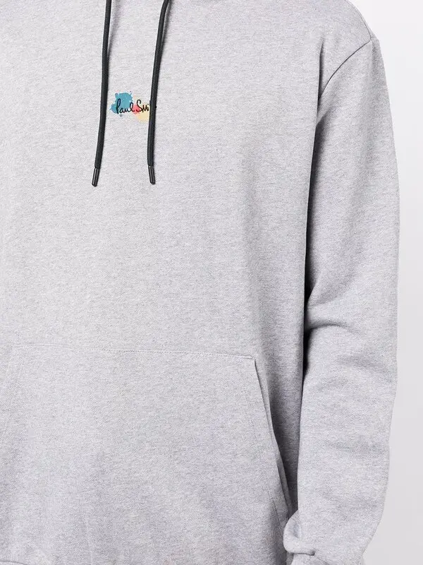 Paul Smith Paint-splatter Logo-print Hoodie